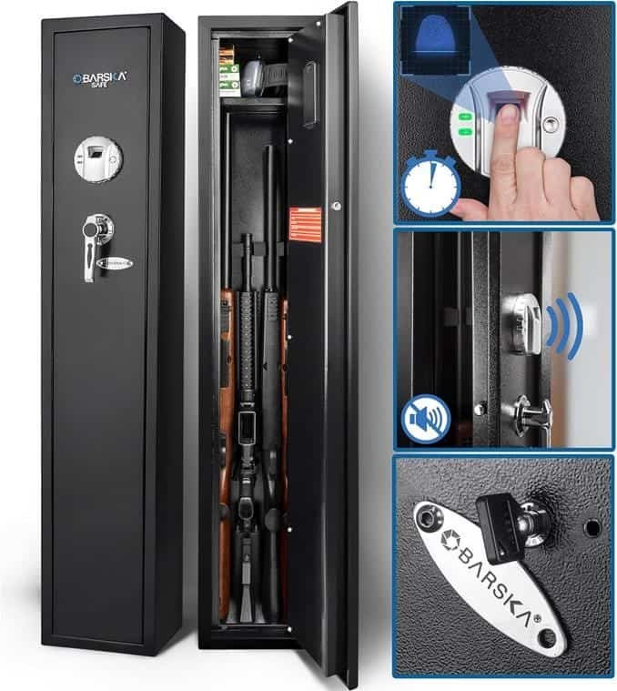 3 Best Biometric Rifle Safe of 2025 ( Buying Guide ) - Gun Safe Security